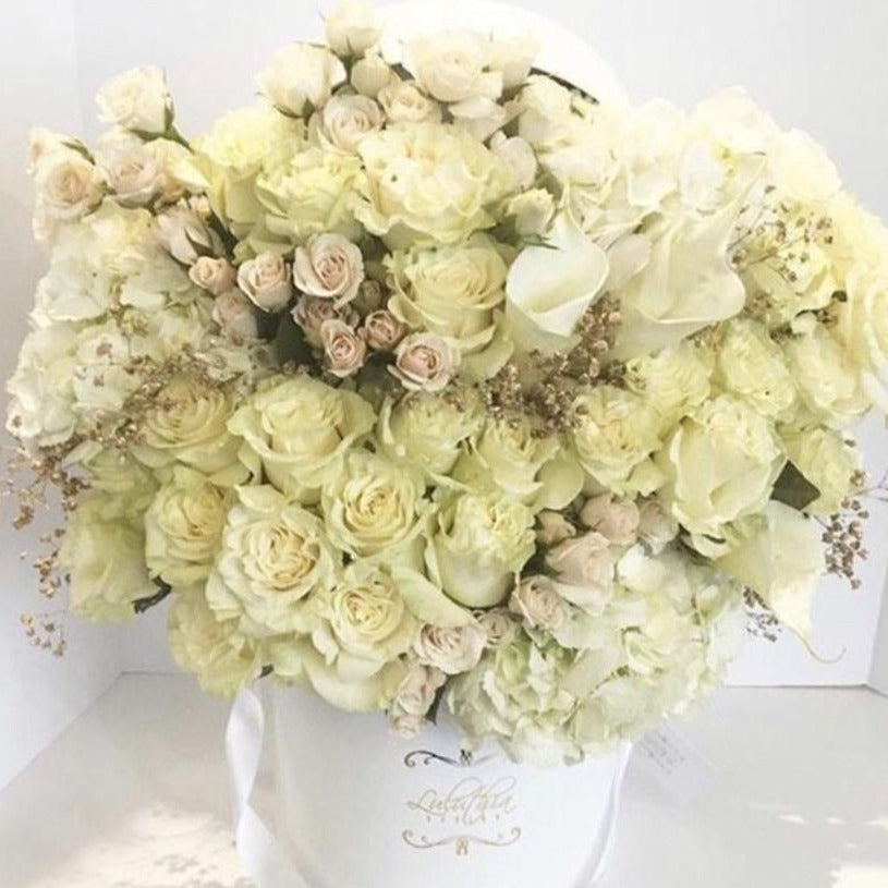 White & Gold beauty – Luluthia Design Inc